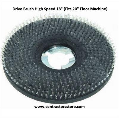 Drive Brush High Speed 18" (Fits 20" Floor Machine) | Contractor's Store